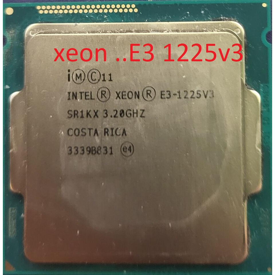 Cpu xeon e3 1225v3 / e3 1220v3 / e3 1241v3...... horizontal i7 4790 ...
