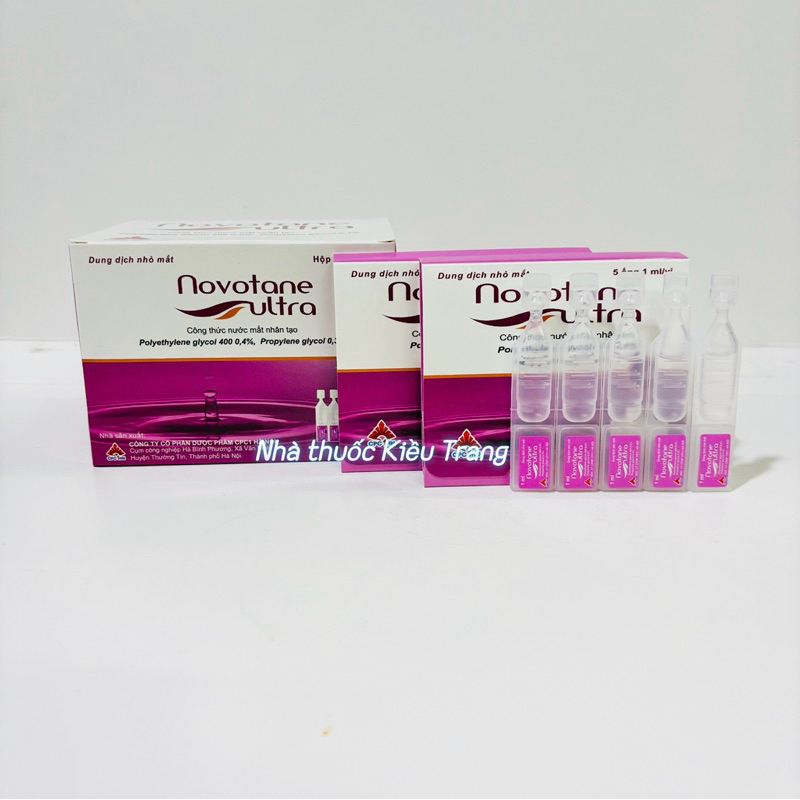 Novotane premium moisturizing lens eye drops/makeup in 1ml tube - Helps ...