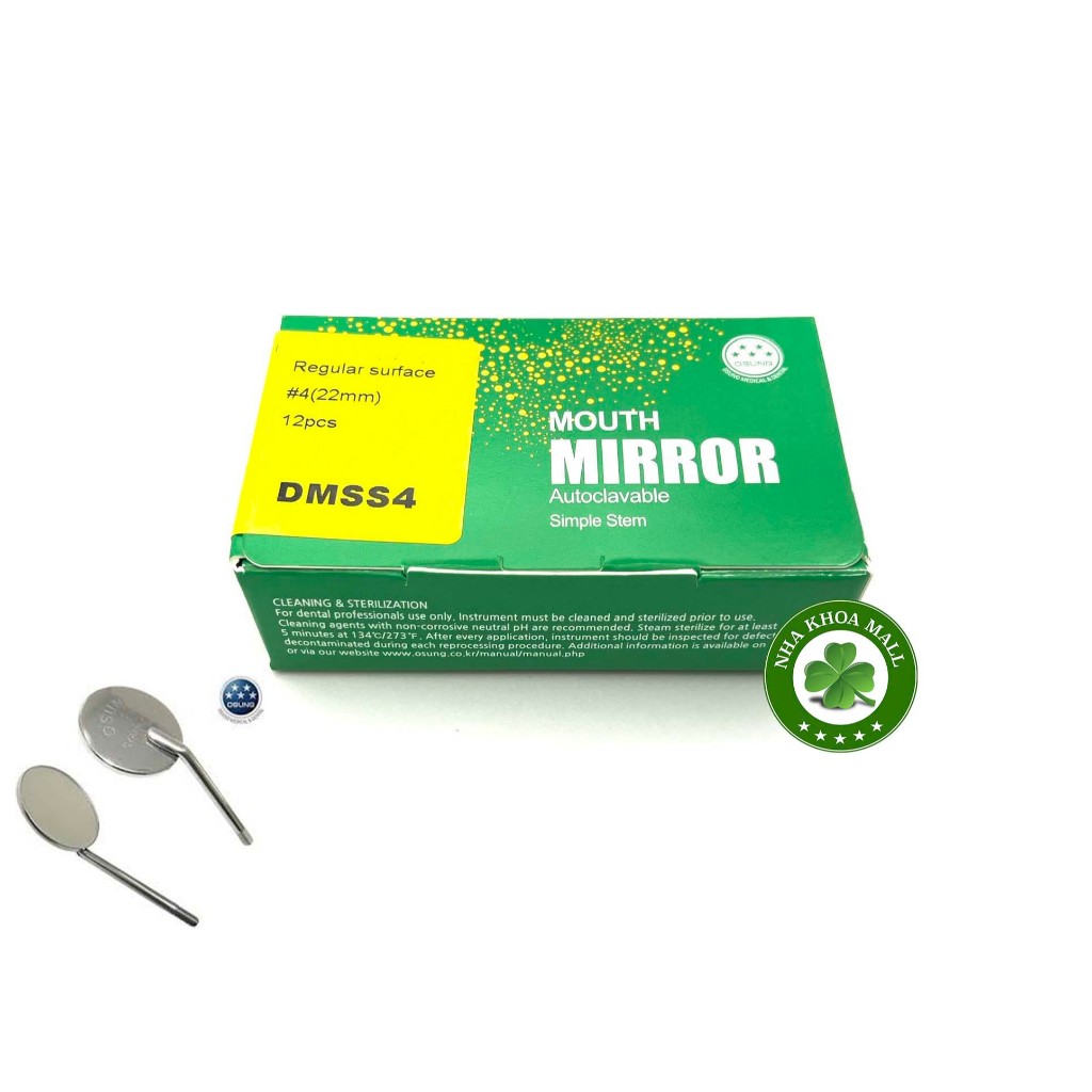 1 ODD - Korean Osung Mouth Mirror DMSS4 Dental Examination Mirror ...