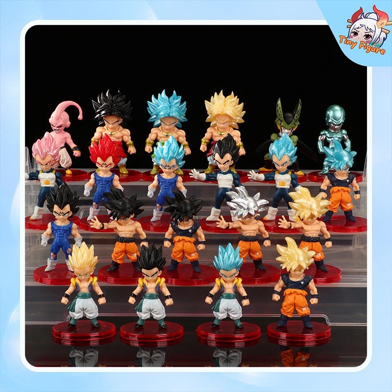 Dragon Ball Chibi Model - Dragon Ball Goku Vegeta Frieza Broly Buu ...