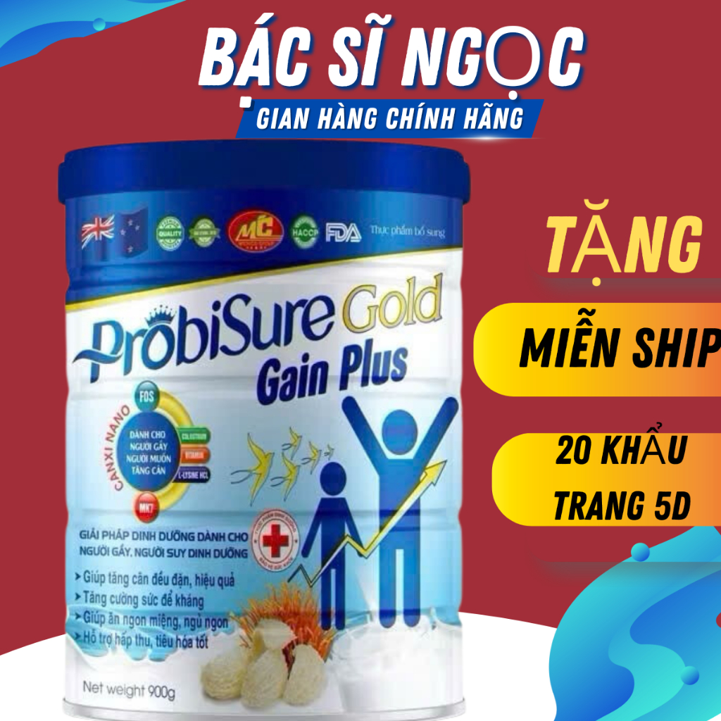Probisure Gold Gain Plus Powdered Milk 900g – Weight Gain Solution ...