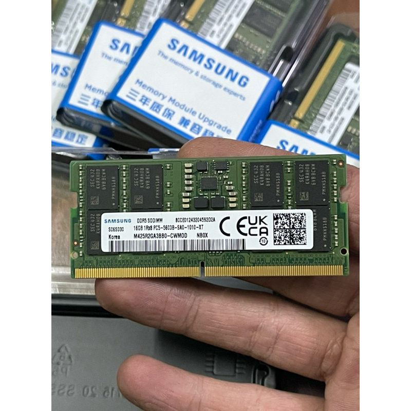 Ram DDR5 16GB bus 5600 new genuine samsung. Install for laptop, mini pc ...