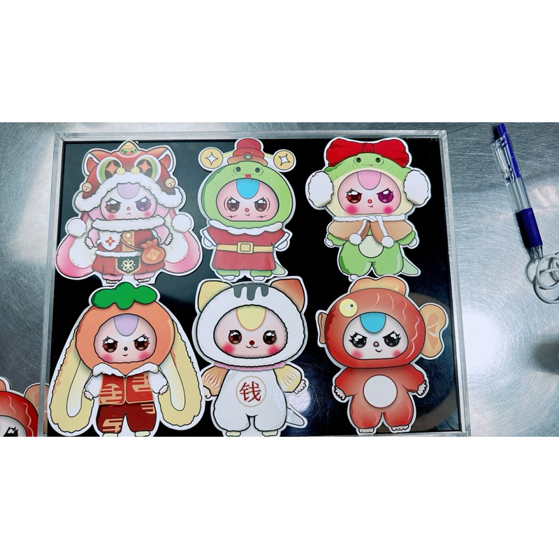 Cute baby three chibi red envelopes, self-designed | Shopee Malaysia