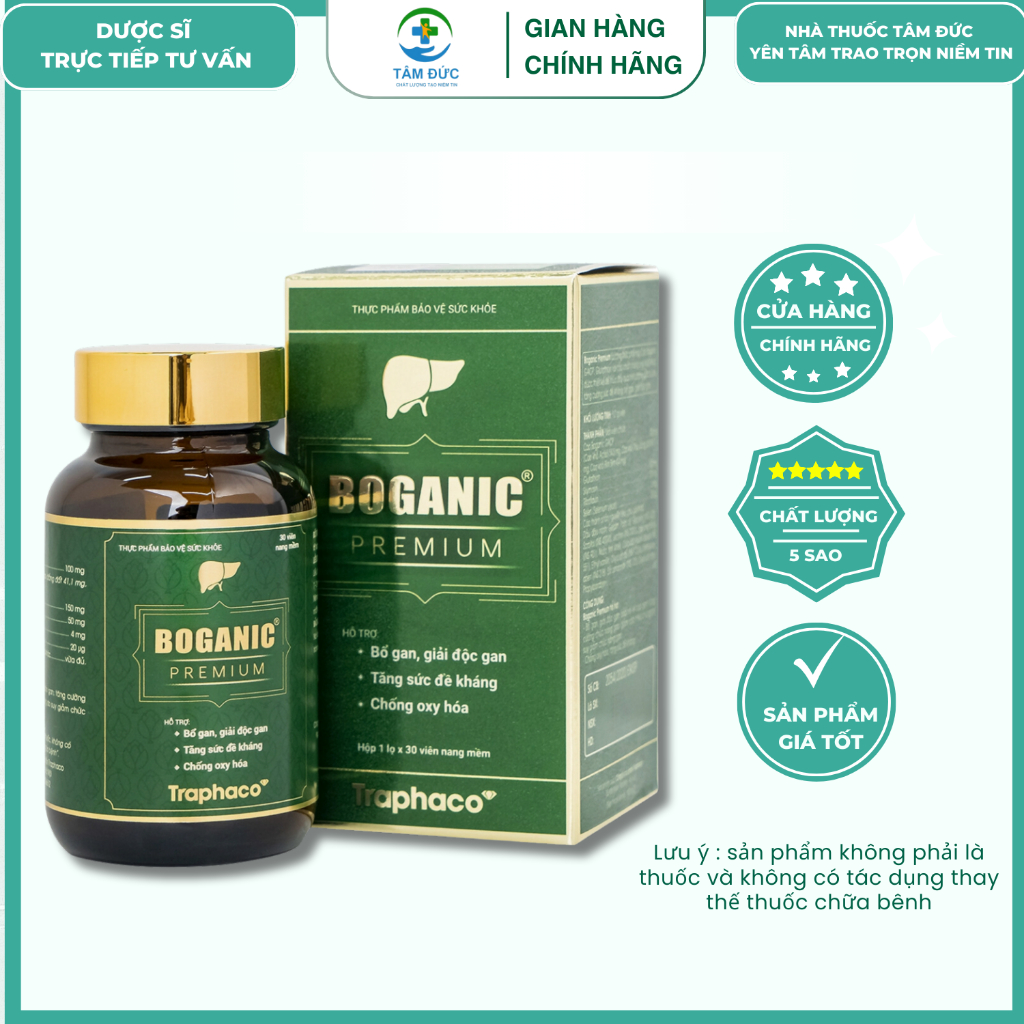 OXY [Genuine] Boganic PREMIUM TRAPHACO Strengthens the Liver ...