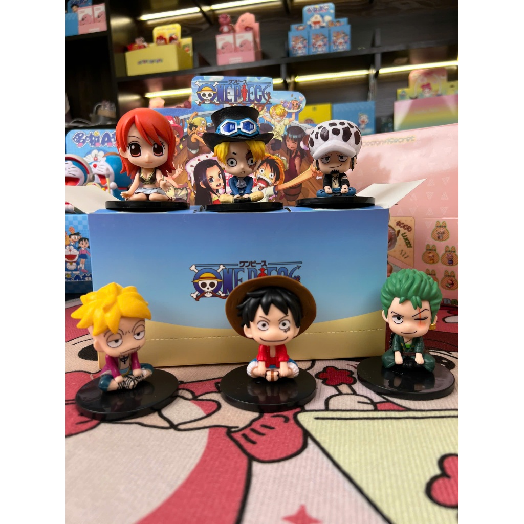 (one Piece) Blindbox blind box character model one piece cartoon set ...