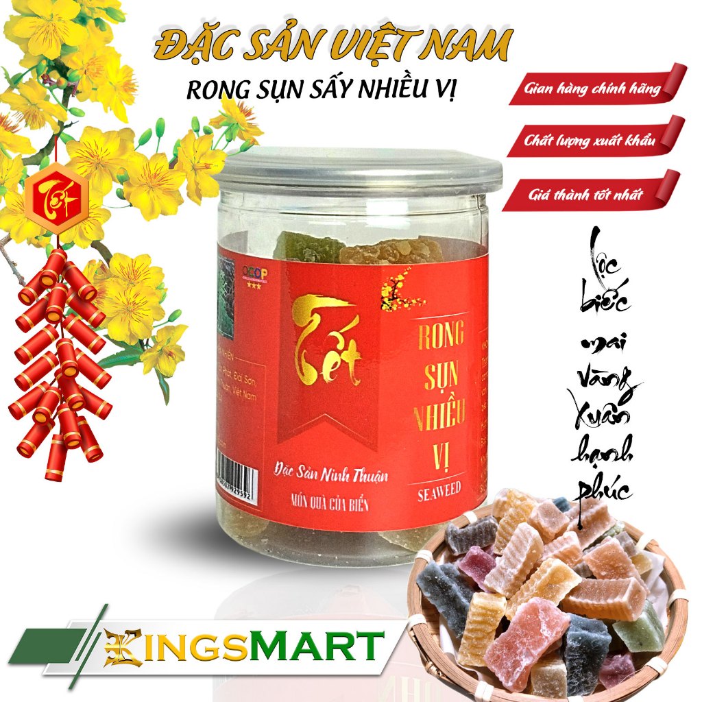 5-flavor seaweed jam (vanilla, pandan leaf, passion fruit, dragon fruit ...