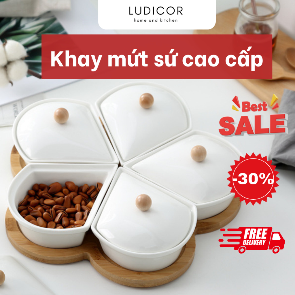 Luxury candy tray CNY jam tray CNY with many compartments made of ...