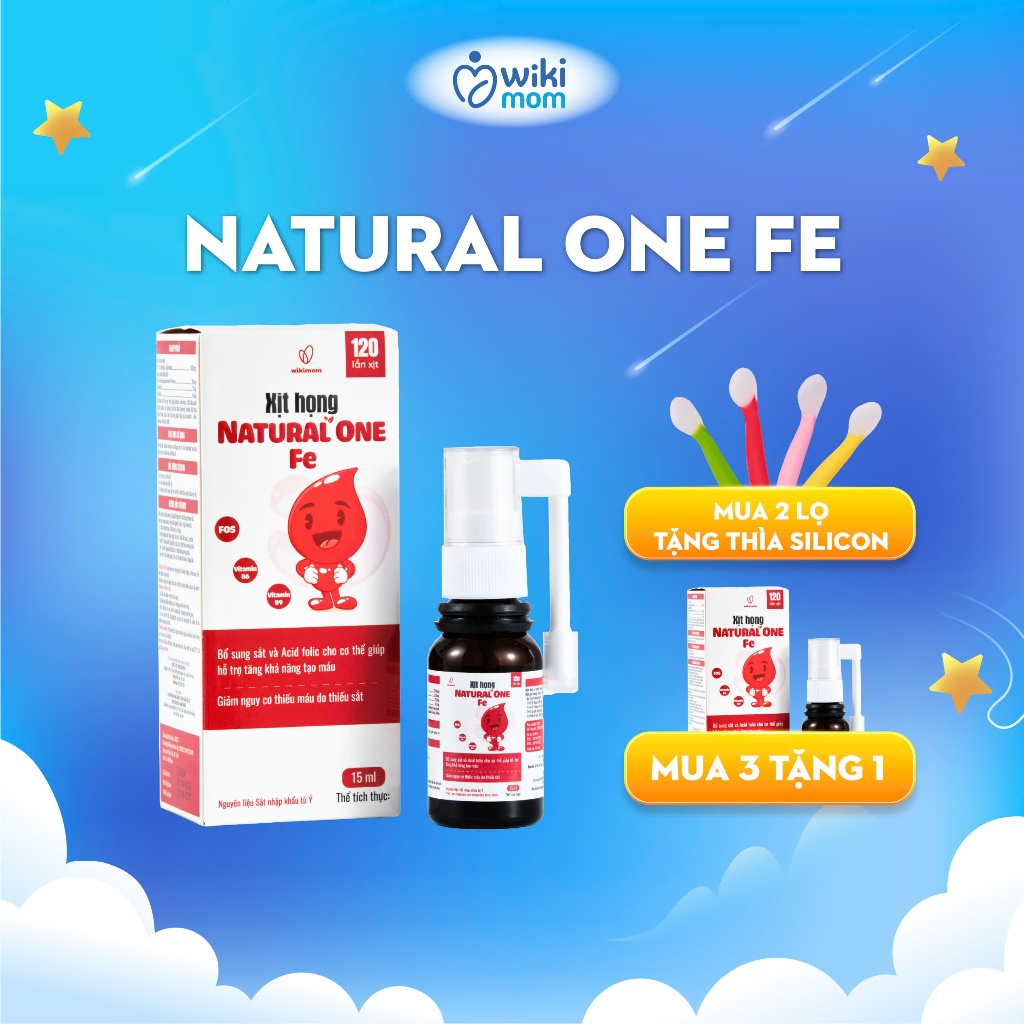 Natural One Fe strawberry flavor spray 15ml, Iron supplement helps ...