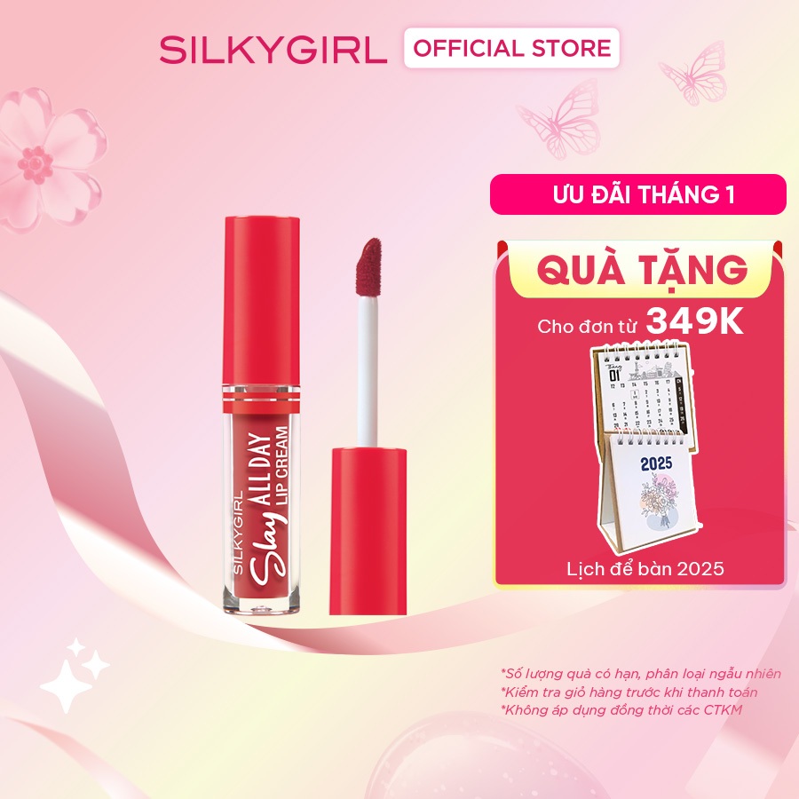 Silkygirl Slay All Day Lip Cream 2ml | Shopee Malaysia