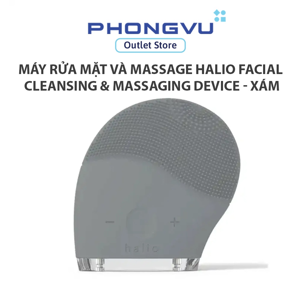 Halio Facial Cleansing & massage Device & Massaging Device - Gray ...