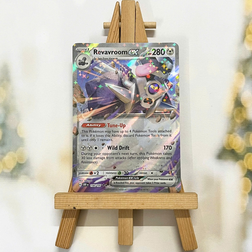 Pokemon Revavroom ex 156/197 picture card - Genuine English Obsidian ...