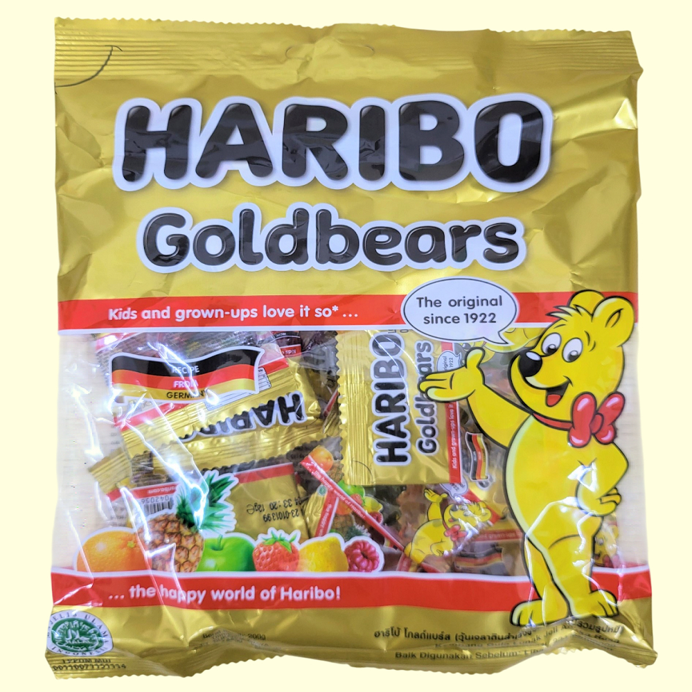 Haribo + 200g GOLD bag + Goldbear Gummy Candy (HALAL) | Shopee Malaysia
