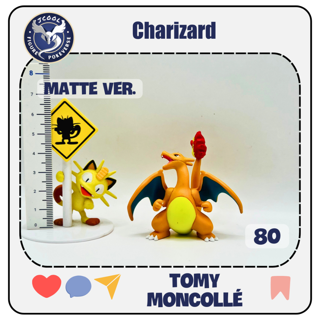 Charizard (Matte ver.) - Gen 1 Kanto region - Pokemon TAKARA TOMY ...