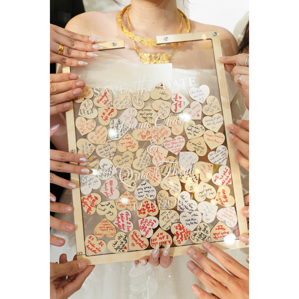 European style transparent wedding sign frame, creative wedding sign ...
