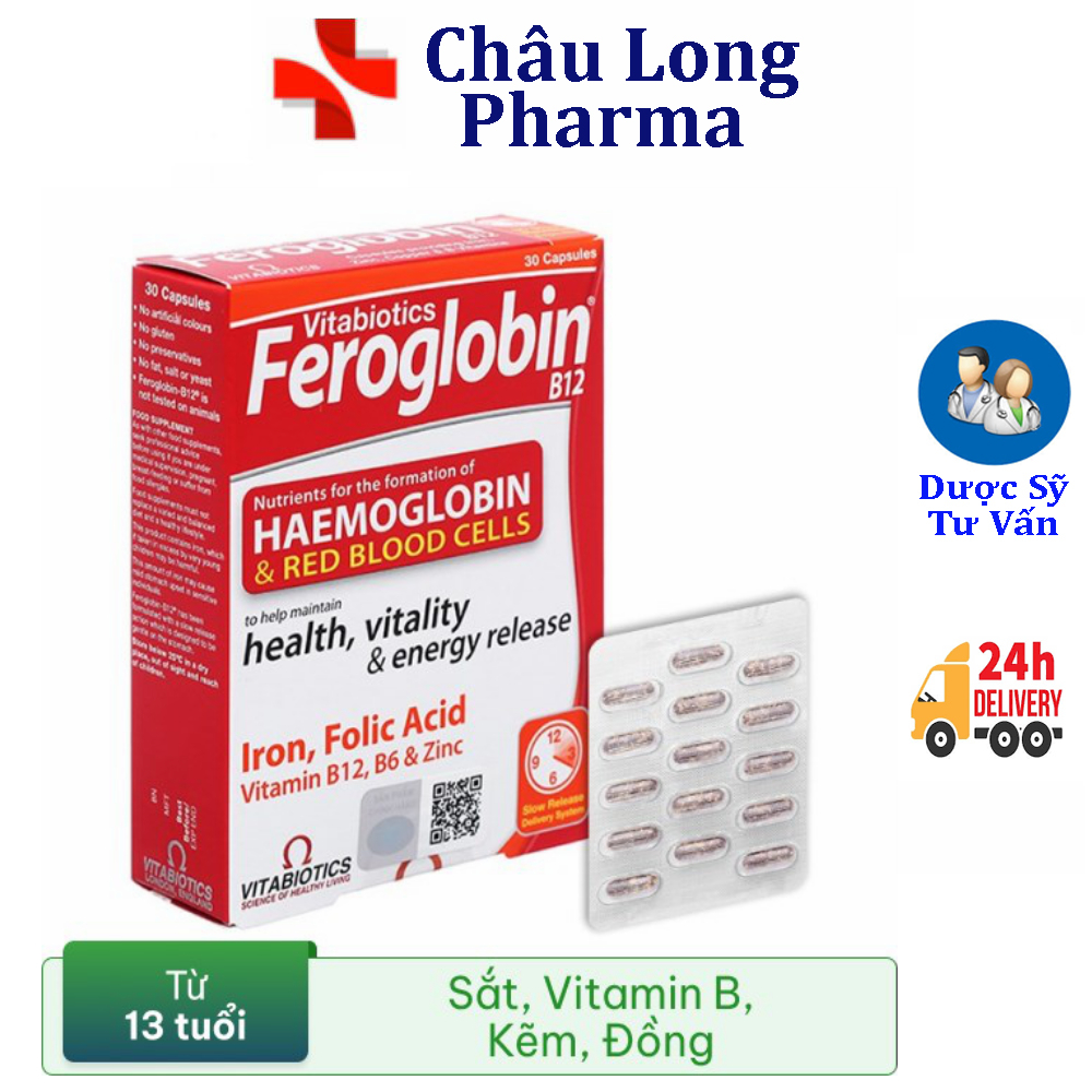 Feroglobin B12 Vitabiotics Iron Tablets help increase hematopoiesis and ...