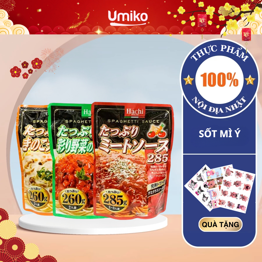 Hachi Japanese Spaghetti Sauce Bag 3 Flavors 260g | Shopee Malaysia