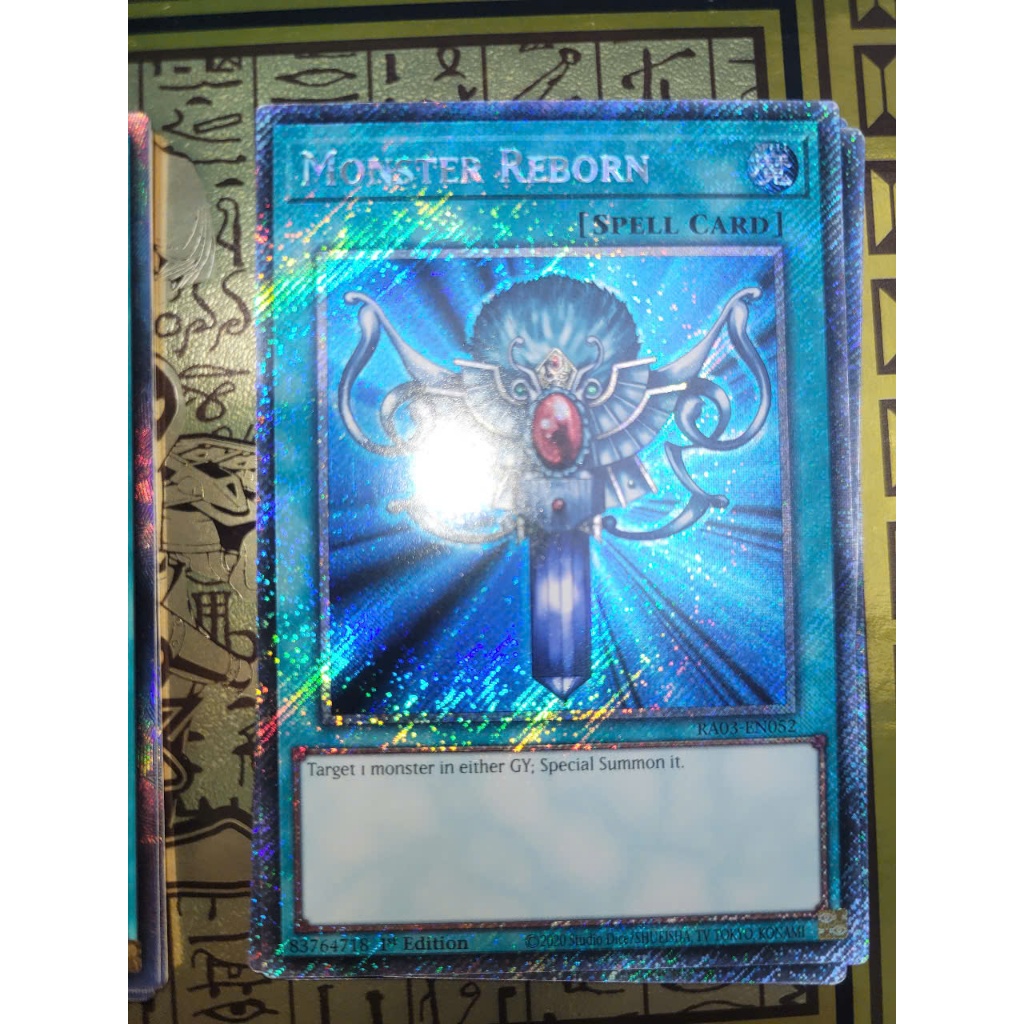 Yugioh Cards - TCG - Monster Reborn - RA03-EN052 - Quarter Century ...