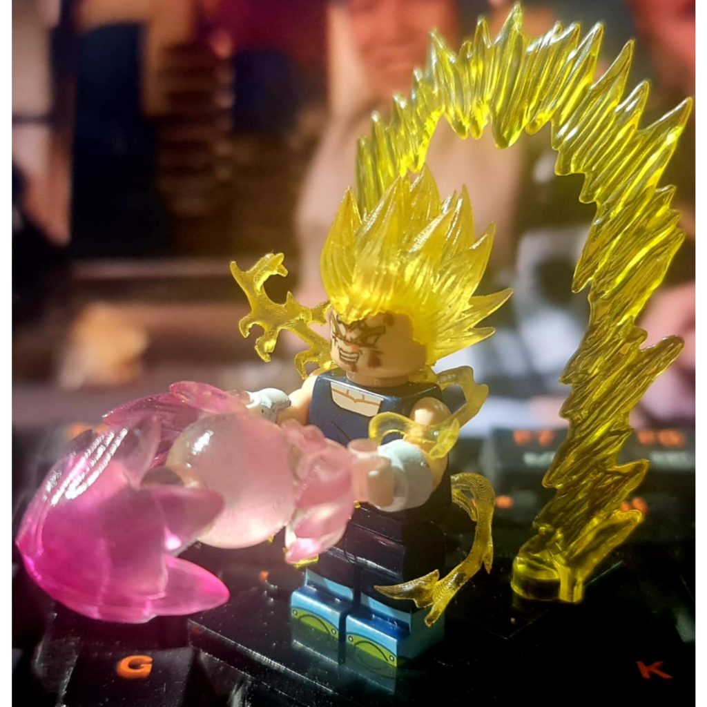 Lego custom character Vegeta SSJ 2 (Majin) | Shopee Malaysia