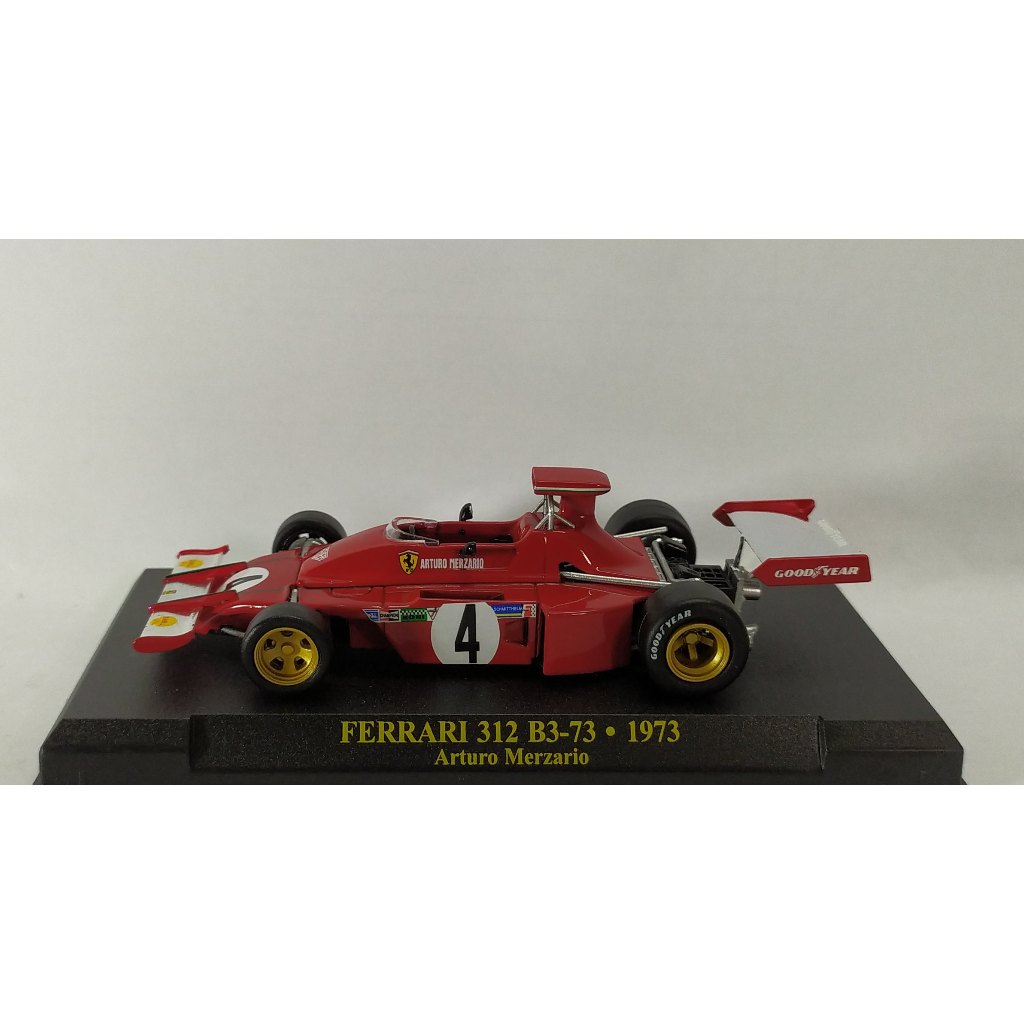 Hachette Fujingaho FERRARI 312 B3-73 1973 Arturo Merzario model car 1: ...