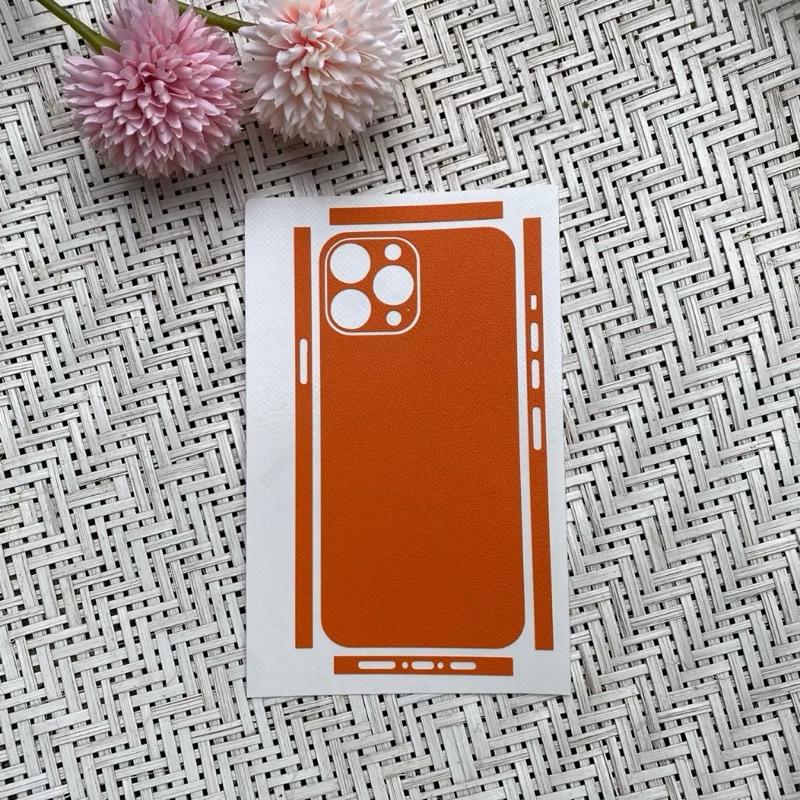 3M FULL BACK LEATHER STICKER FOR IPHONE 16 PROMAX 15 PROMAX 15 PRO 14 ...