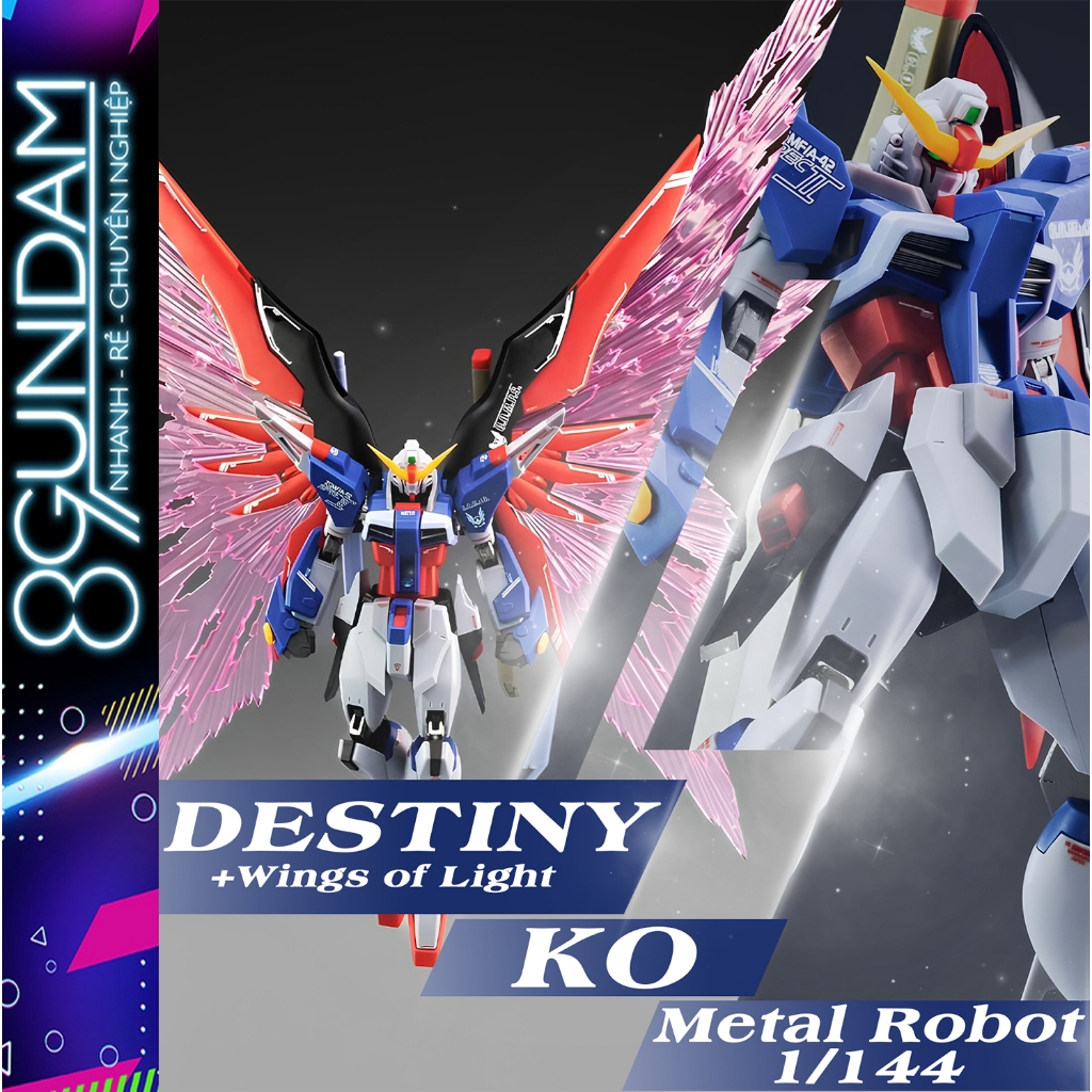 KMR Metal Robot Asuka Assembly Model "DESTINY" + Wings of Light (with ...