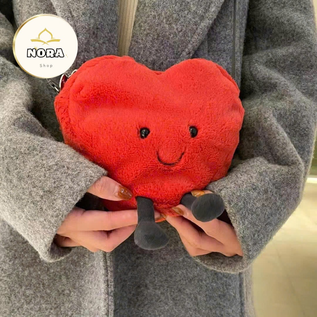 (Excess) Jellycat Amuseables Heart Bag - JELLYCAT Heart Crossbody Bag ...