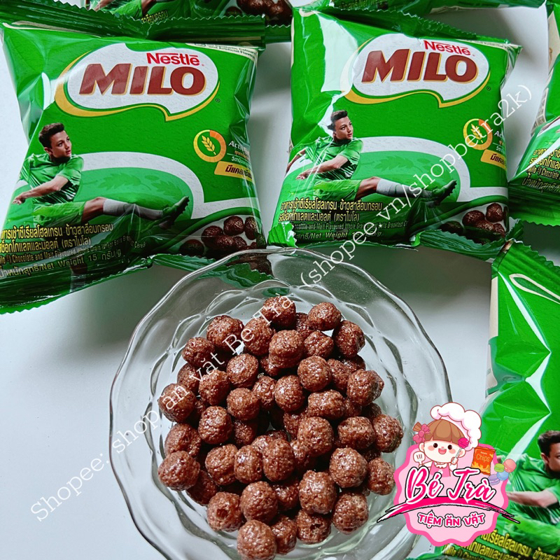 Milo chips, Thai milo cereal balls (package ~15gr) | Shopee Malaysia