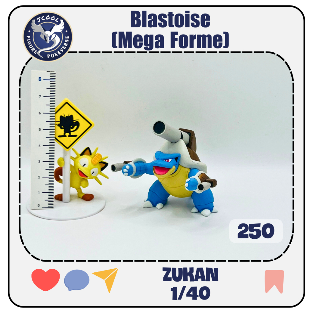 Blastoise (Mega Forme) - Gen 1 Kanto region - Pokemon TOMY model ...