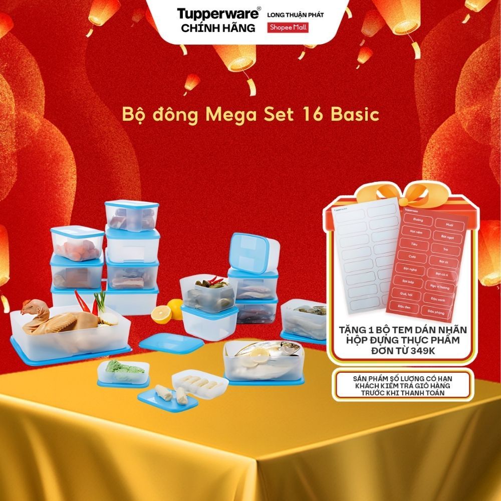 Set of 16 Jumbo Tupperware freezer boxes, specialized freezer set for ...