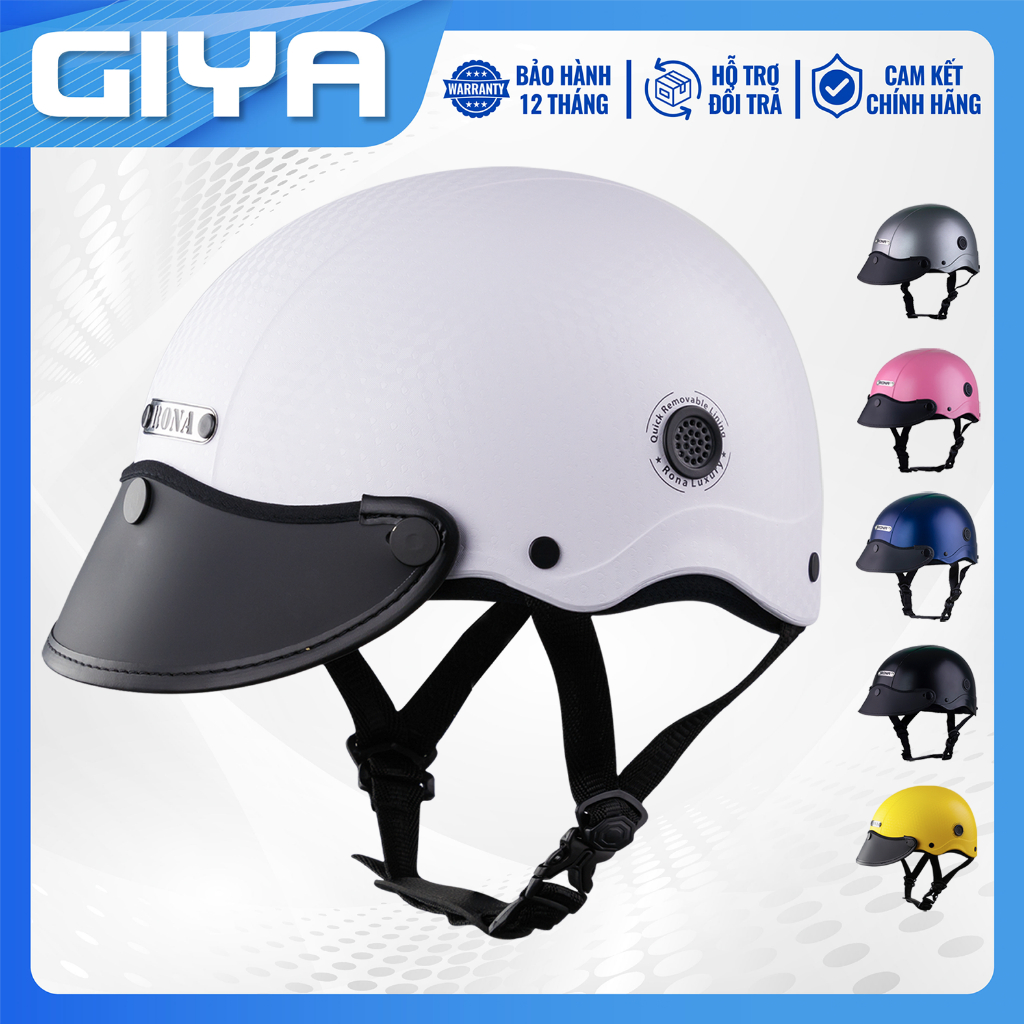 Genuine RONA Son R5 half-head helmet with ventilation, | Shopee Malaysia