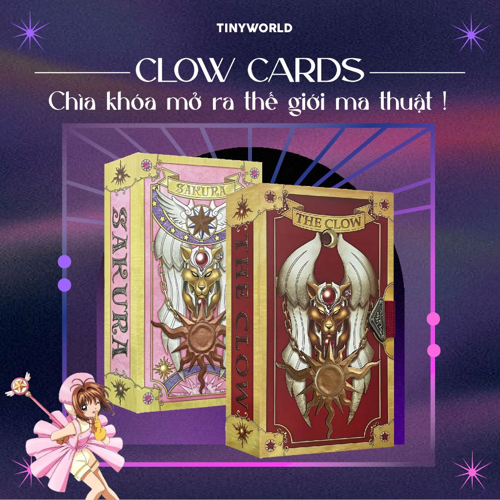 (DELUXE) Clow SAKURA CARDCAPTOR Card Captor Card Box | Shopee Malaysia