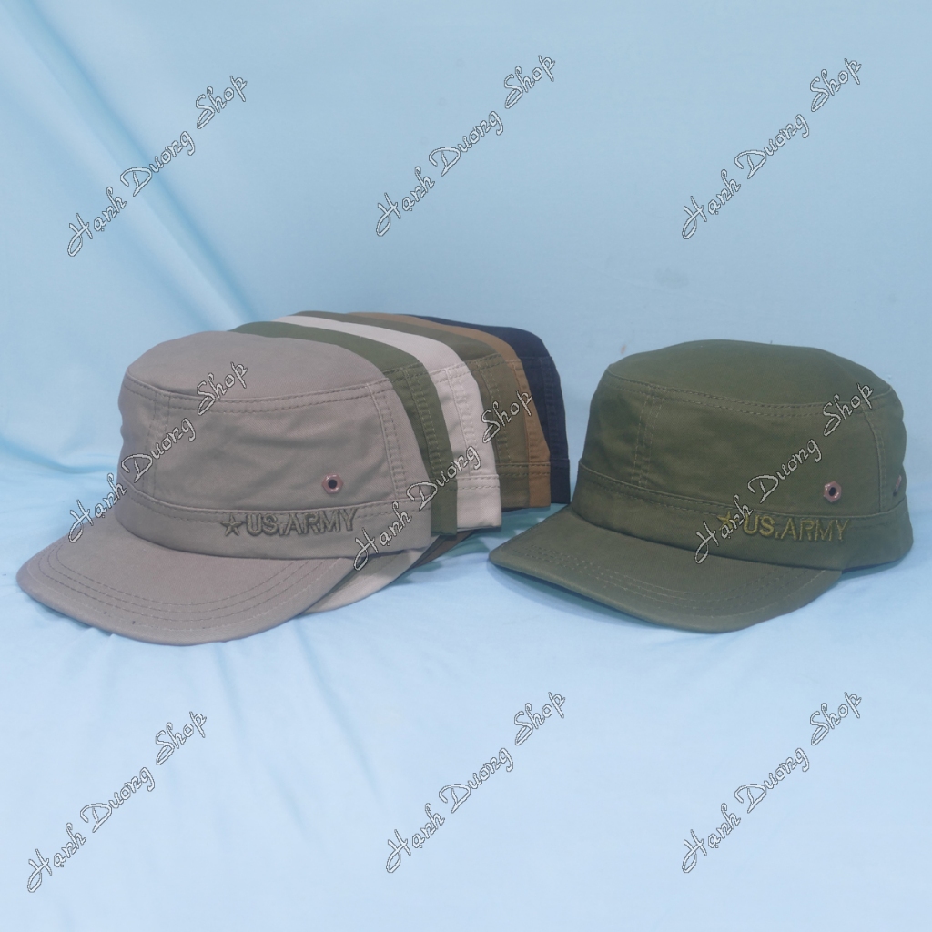Us Army soldier hat with flat head, military style flat head hat for ...