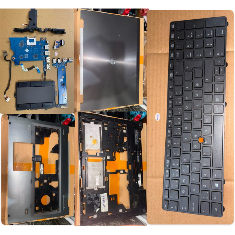 Components - HP Elitebook Worktation 8770W laptop keyboard - CPU fan ...