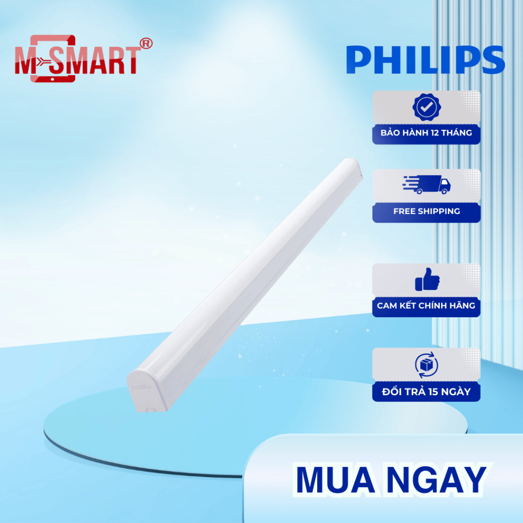 Philips LED Batten BN012C G3 light fixture set (01 light) | Shopee Malaysia
