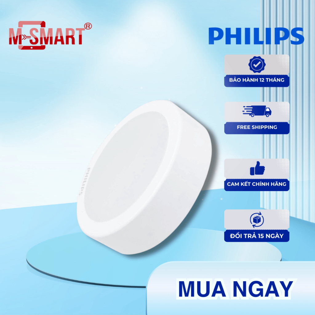 Philips round LED ceiling light set DN027C Capacity (9W, 12W, 15W, 19W ...