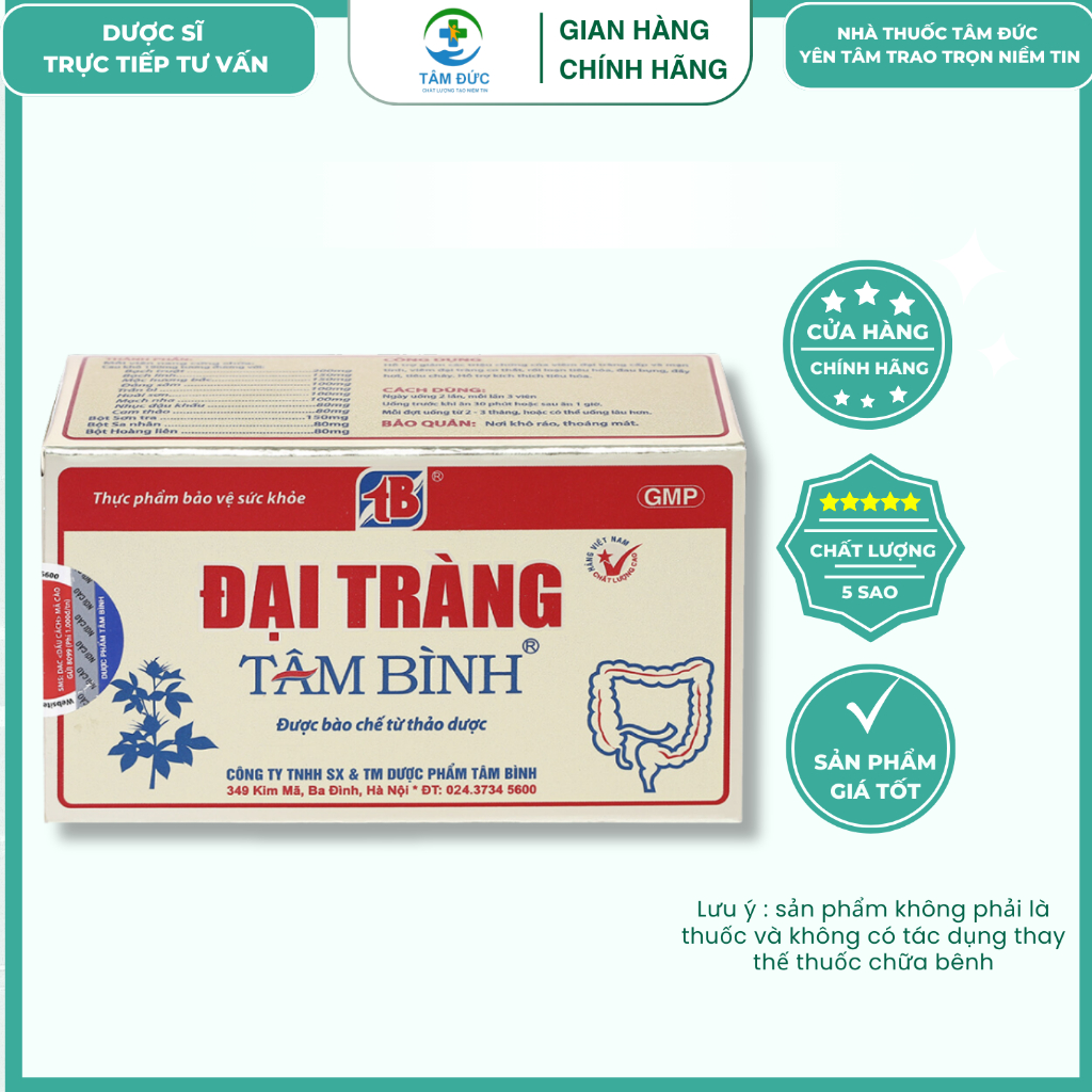[Genuine] Tam Binh Colon - Supports reducing symptoms of spastic colon ...