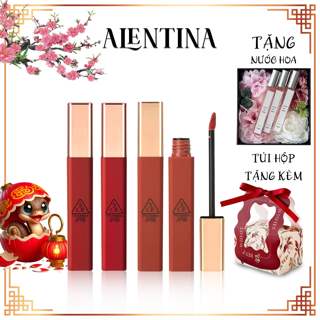 3ce Cloud Lip Tint Immanence Macaron Red Needful Live A Little 4g matte ...