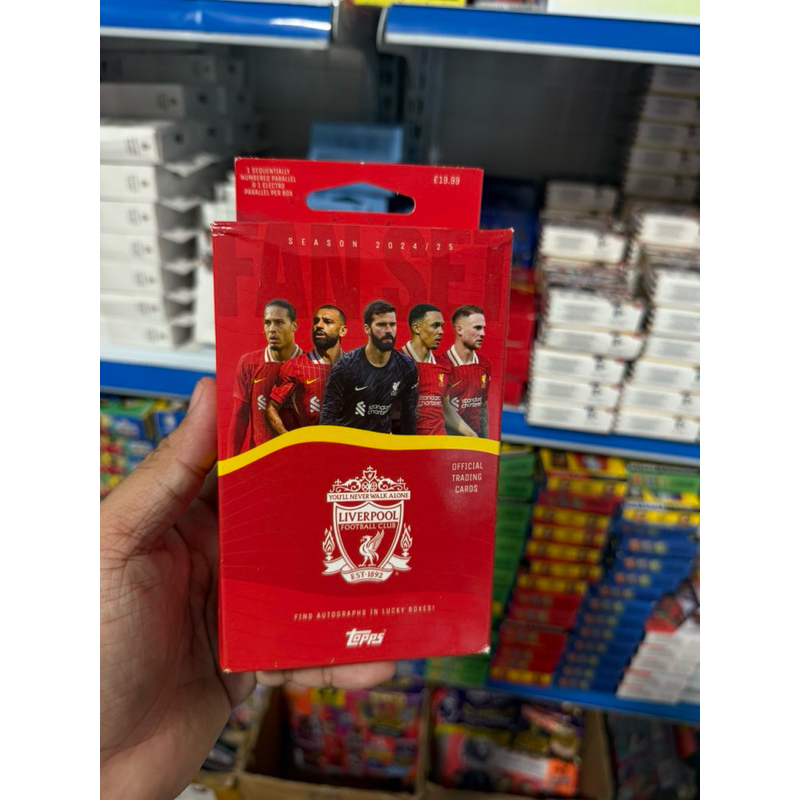 [ Liverpool Fan Set Box ] Topps FC Liverpool Fan Set Box Box Box for ...