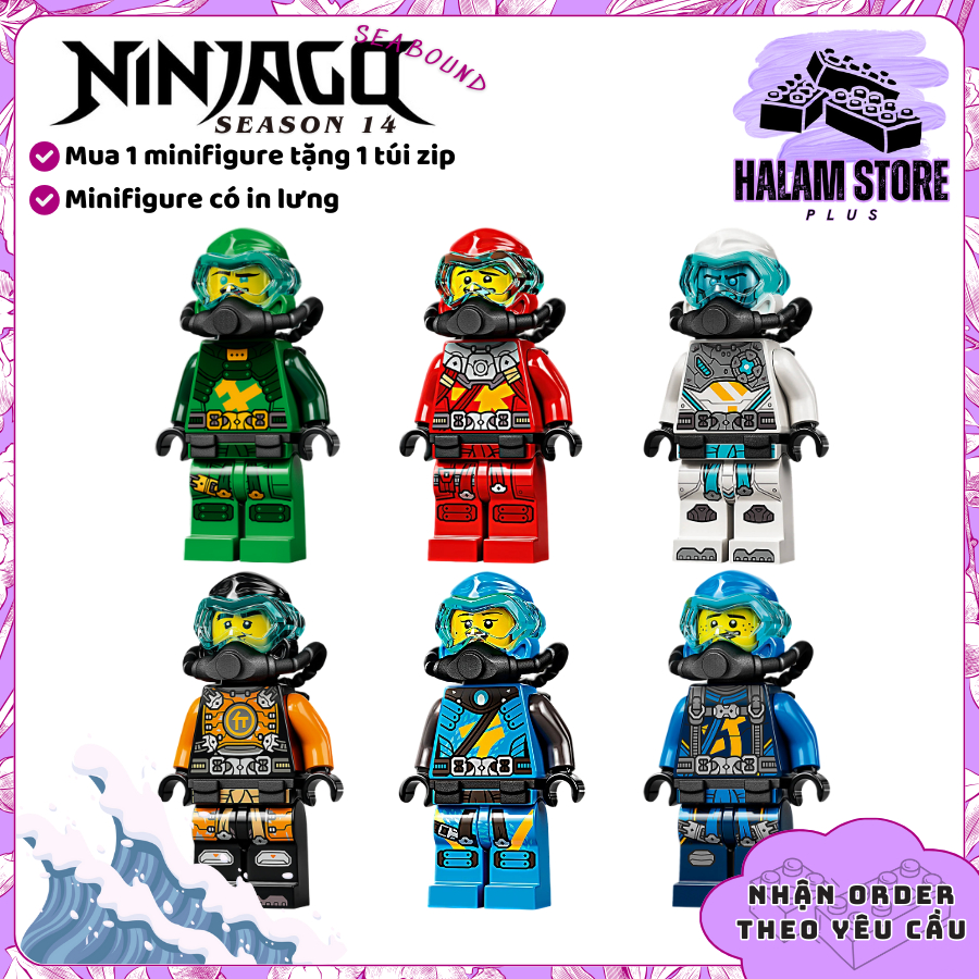 [New Item] Ninjago Diver minifigures assembly toy - Season 14 Seabound ...