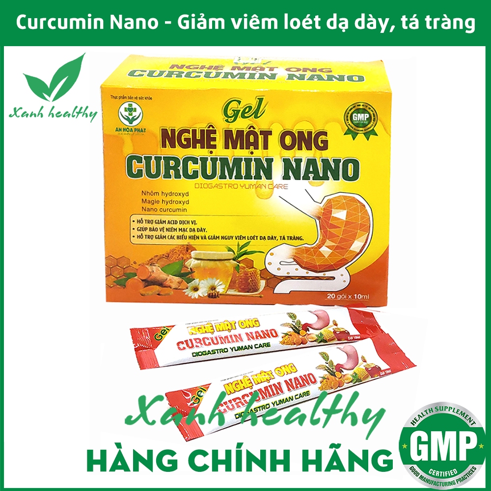 NANO CURCUMIN HONEY TURMERIC Stomach GEL - effectively and safely reduces gastric reflux ...