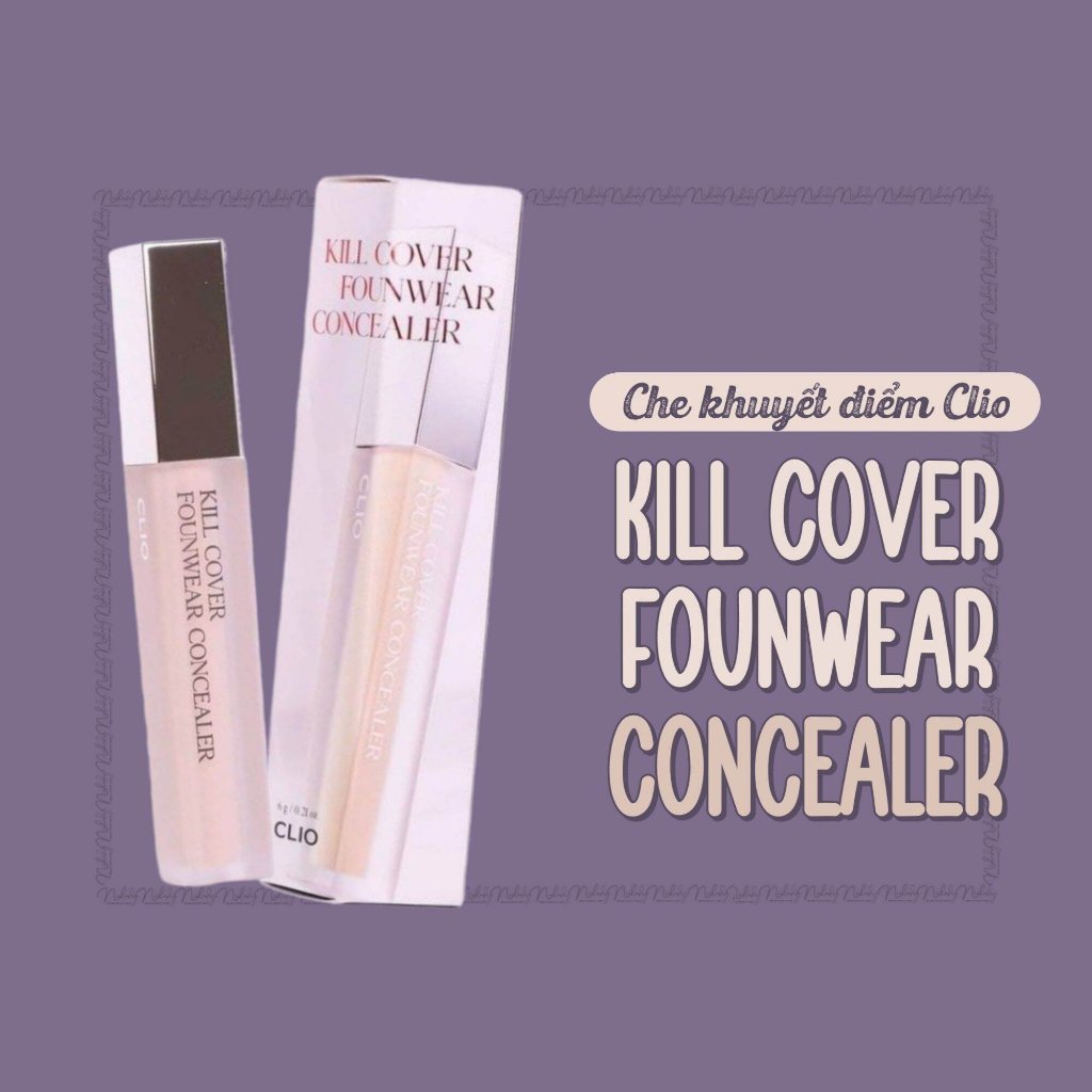 Clio Kill Cover The New Founwear Concealer 6g | Shopee Malaysia