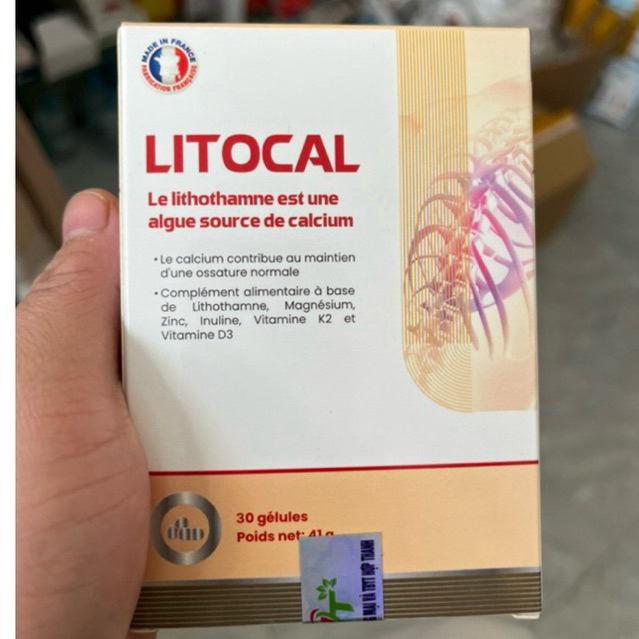 Litocal red seaweed calcium imported from France - calcium, D3 - K2 ...