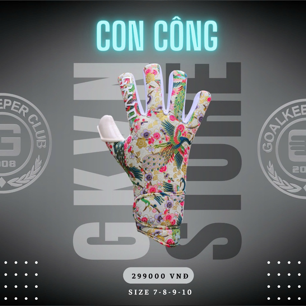 Genuine GKVN Goalkeeper Gloves, Thick Foam Ball Catching Gloves ...