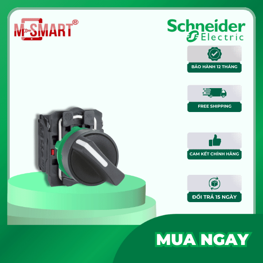 Schneider 22mm Self-Holding 2-Position Rotary Switch 1NO/ 1NO+1NC ...