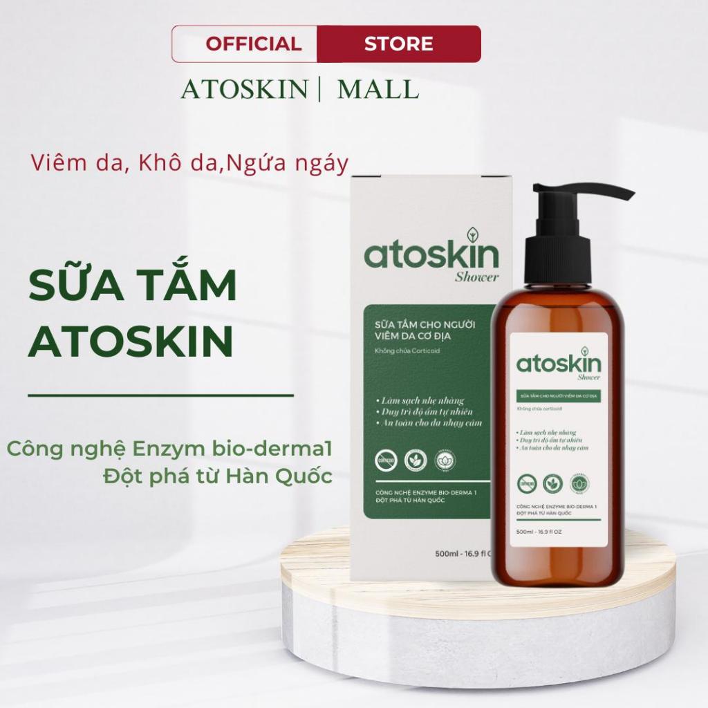 Atoskin shower gel - Gentle for skin with atopic dermatitis, leech ...