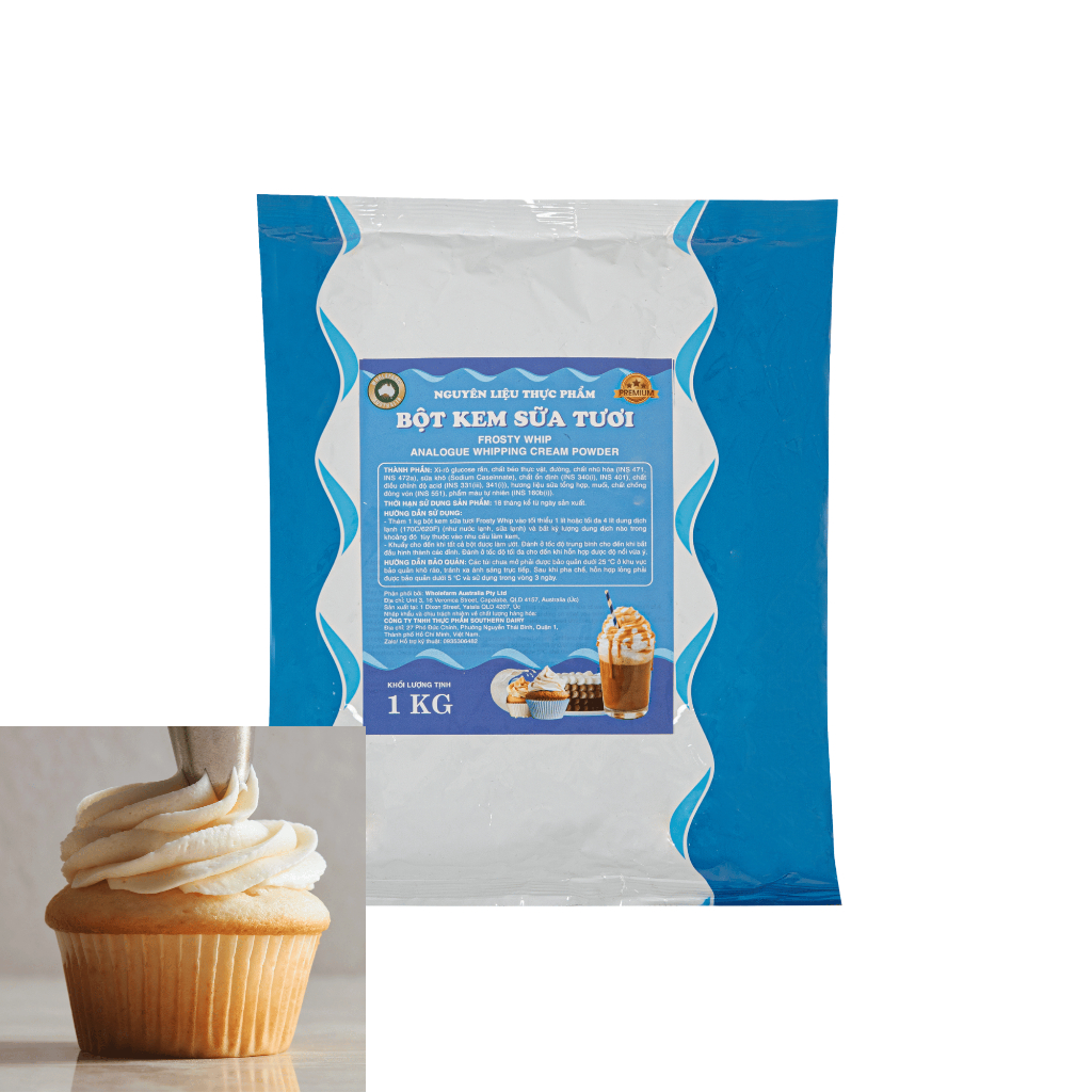 Australian whipping cream powder 1KG (decorating birthday cakes, mixing ...