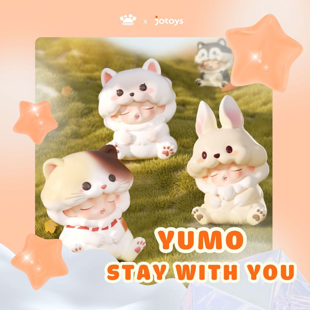 [GENUINE Jotoys] cute blind box model YUMO Stay With You cute blind bag ...