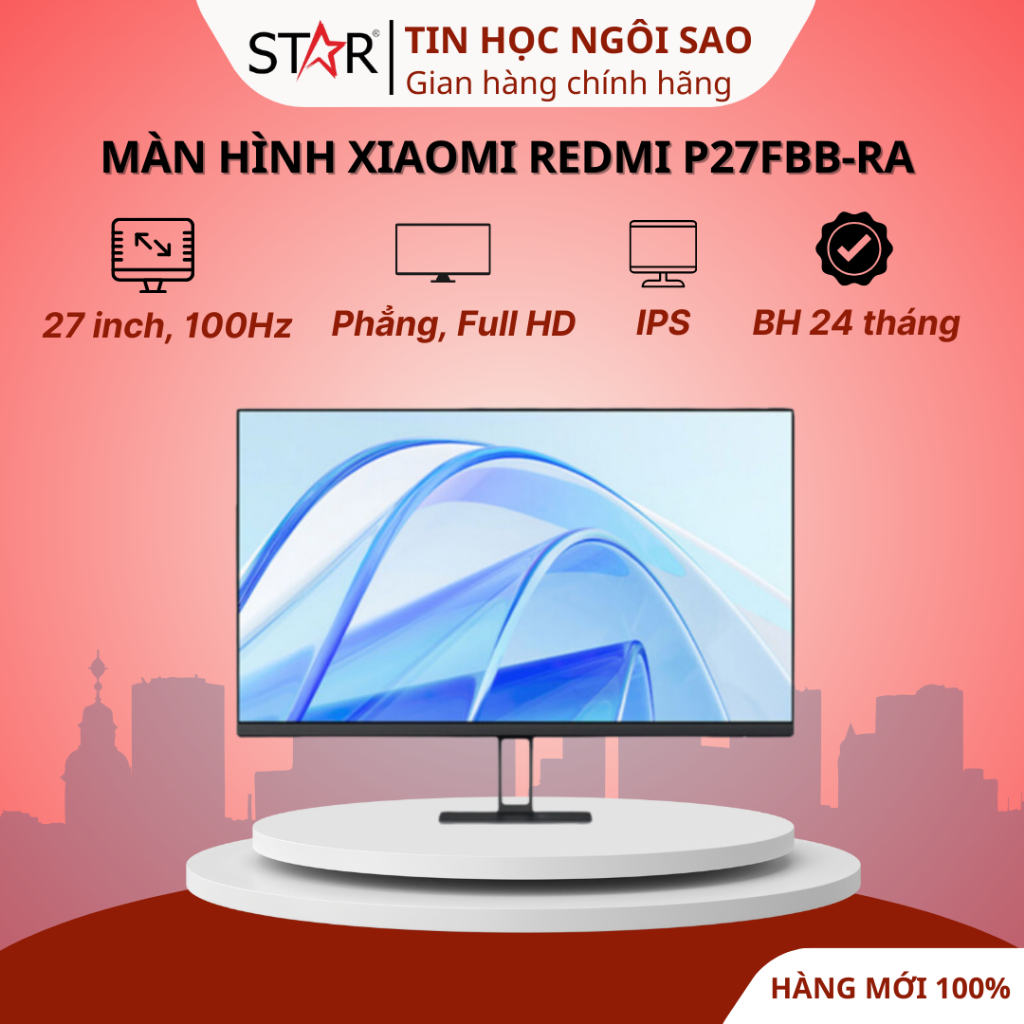 Xiaomi Redmi P27FBB-RA Screen | 27 inch, Full HD, IPS, 100Hz, 6ms, Flat ...