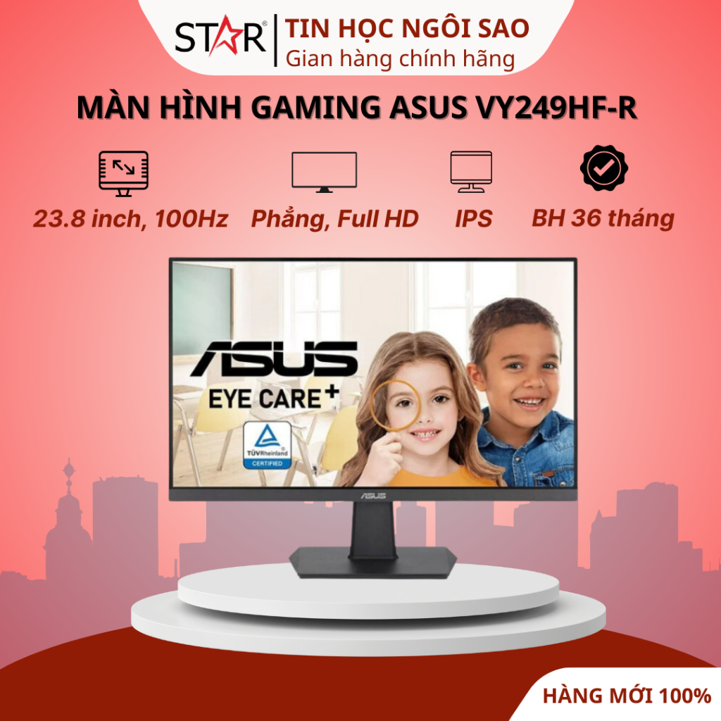 Asus VA24EHF Gaming Monitor | 23.8 inches, Full HD, IPS, 100Hz, 1ms ...