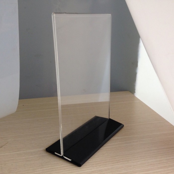 Standee Menu Mica A4 A5 A6 Taiwanese Mica double-sided sliding base ...